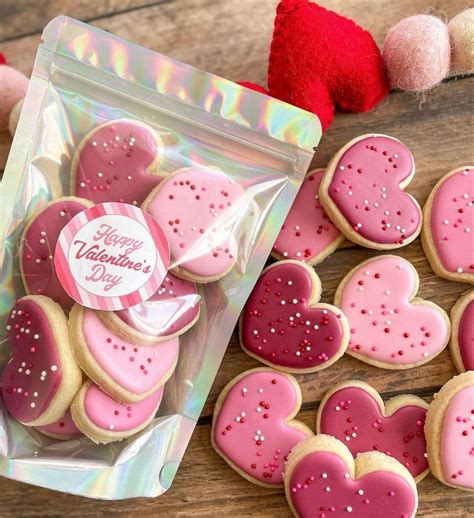 Heart Cookies For Valentines Day Mini Heart Cookies Valentine