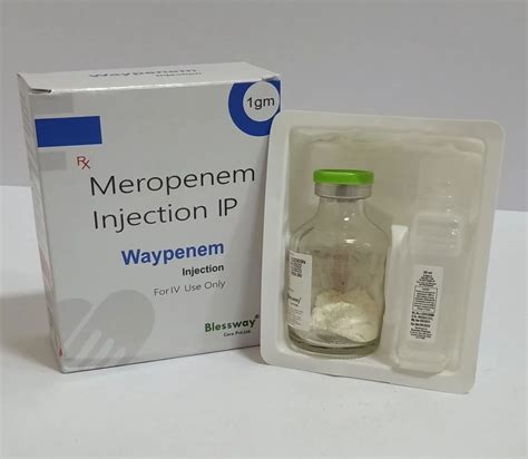 Waypenem Meropenem Injection IP Strength 1 Gm At Rs 1850 Vial In