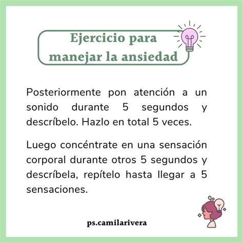 Ejercicio Para Manejar La Ansiedad Profe Social