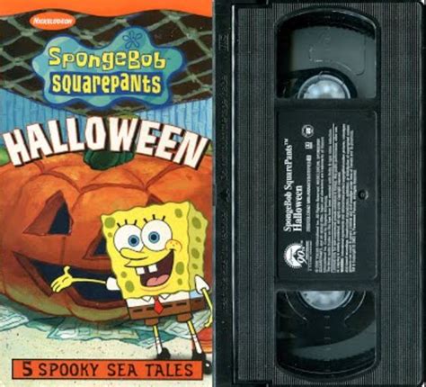 2002 Spongebob Halloween Vhs Tape In 2025 Spongebob Halloween Fall