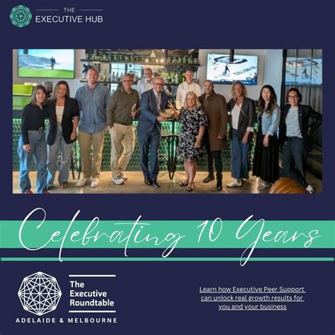Happy To Have Been A Part Of The Executive Hub As We Celebrate 10 Years