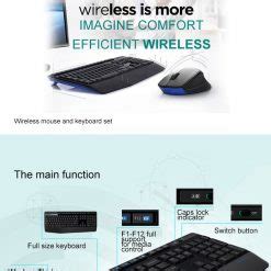 Wireless Optical Mouse Keyboard Set Logitech Coins Shopy