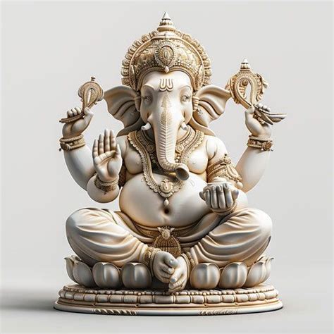 Vinayagar Clipart In Photorealistic Style Vector Art 4k Eps Png In 2024 Vector Art Clip