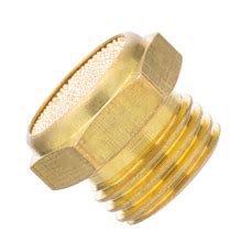 M8x125 Thread Sintered Bronze Breather Vent Pneumatic Silencer