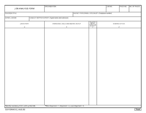 Sd Form 512 Fill Out Sign Online And Download Fillable Pdf