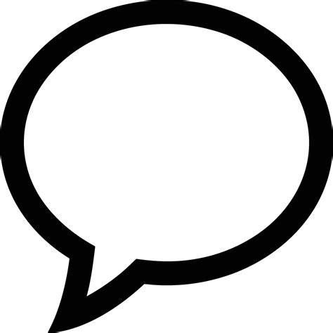 Comment Icon Symbol Image For Element Design Chat And Communication