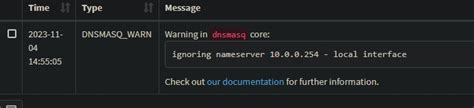 DNSMASQ Warnung Deutschsprachige Hilfe Pi Hole Userspace