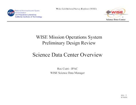Pdf Science Data Center Overviewscience Data Center •science Data