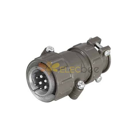 P28 7 Pin Male Plug Reverse Soldered P28j15q Aviation Connector