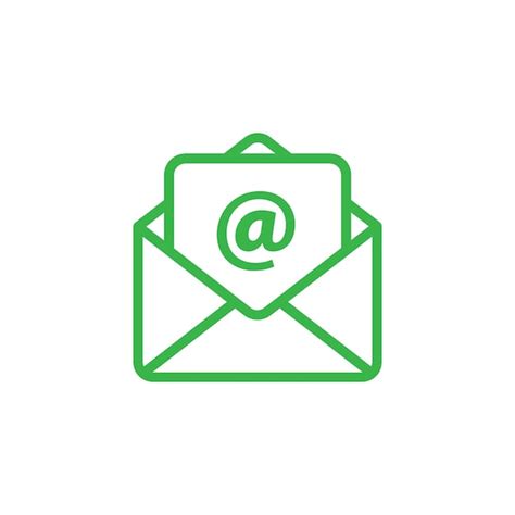 Premium Vector Eps10 Outline Email Vector Icon Isolated On White
