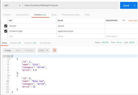 Multi Tenant Implementation From Data Using Ef Core Under Core