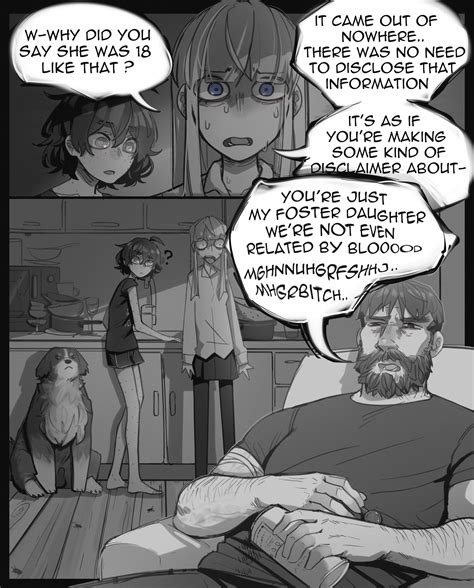 Blind Girl Blonde Girl Blind Girls Dog And Blind Girls Father