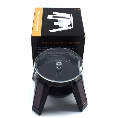 태양열 로터리 디스플레이 스탠드 회전 턴테이블 보석 플레이트 데싱거 로터리 쥬얼리 쇼케이스 신제품 1 개보석 포장 And 디스플레이 Aliexpress