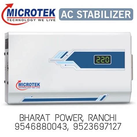 Microtek Ac Stabilizer 4kva 160v Pearl Em 4160 At Rs 2290 Microtek