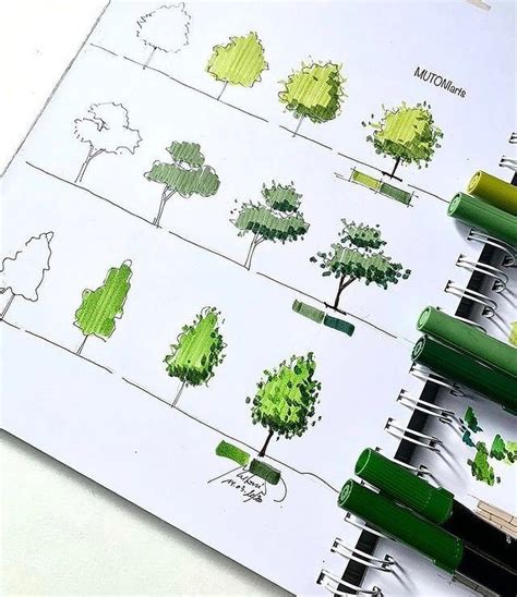 Instagram Landscape Architecture Drawing Architecture Sketch Art Markers Drawing