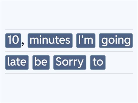Classroom Language Unjumble Classroom Language Unjumble