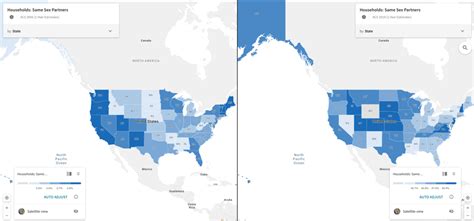Visualizing Trends In Unmarried Partner Households By Sex Of Partners Information Visualization