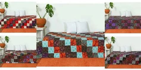 Handicraft Palace Kantha Handmade Indian Patchwork Cotton Quilt