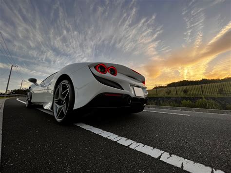 F8トリブートの夕暮れ時・明日の準備・フェラーリf8トリブート・気まぐれに関するカスタム事例｜車のカスタム情報はcartune