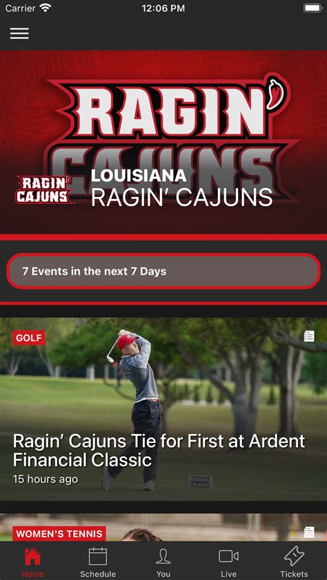 Ragin Cajuns Athletics For Iphone Download