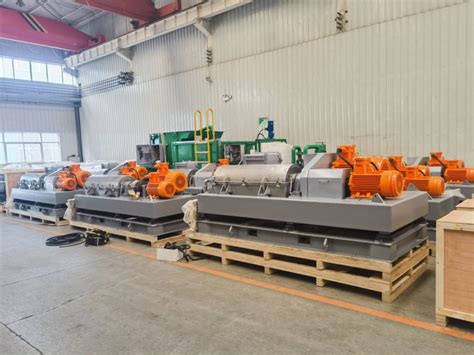 12 Sets Decanter Centrifuge For Overseas Oilfield Environmental Solutions Company Decanter