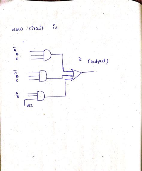 Design A Combinational Logic Circuit Which Has One Output Z And A 4 Bit