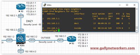 Hackingdna Configure Eigrp Between Cisco Routers And Asa Firewall
