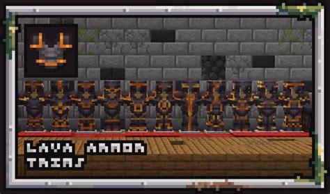 Lava Armor Trims Minecraft Texture Pack