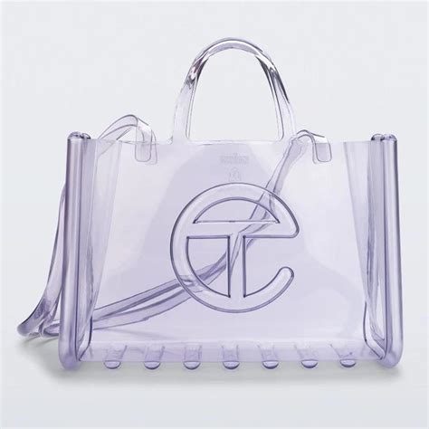 Telfar Global Jelly Bag Medium Size Clear Collab Depop