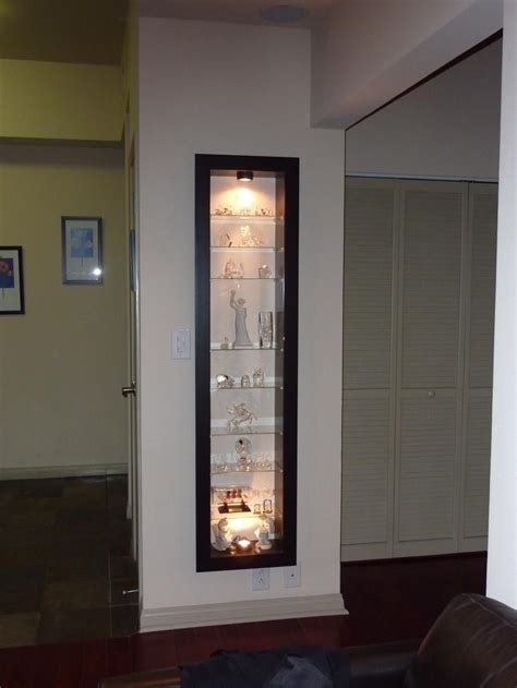 Glass Shelves In Living Room