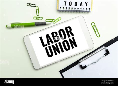 Conceptual Caption Labor Union Business Overview Rules Relating To