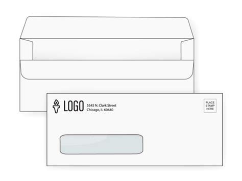 Custom Window Envelopes Printed Window Envelopes With Logo