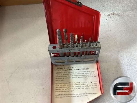 Matco Drill Extractor Set Incomplete Freije And Freije Auctioneers