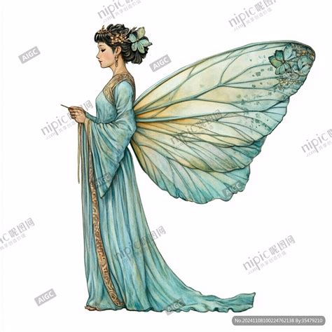 Ai创作图蝴蝶美女手绘 壁纸人形蝴蝶 蝴蝶精灵素材 伊莎佳袖蝶 海神袖蝶 蓝绿色渐变彩蝶 仙女仙姑 珂裳凤蝶 蝴蝶精灵简笔画 飞仙 蝴蝶原创