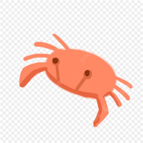 빨강 만화 일러스트 손으로 그린 게 빨간색 게 손으로 그린 Png 일러스트 및 Psd 이미지 무료 다운로드 Pngtree