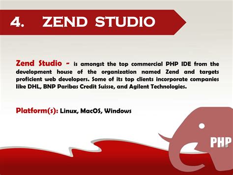 Ppt Best Php Development Tools For Developers In Powerpoint