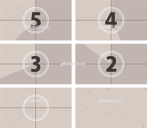 映画開始前のカウントダウン イラスト素材 7107984 フォトライブラリー Photolibrary