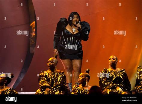 Lizzo Performs A Medley At The 65th Annual Grammy Awards On Sunday Feb