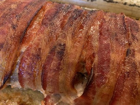 Bacon Wrapped Meatloaf With Sausage Snack Rules