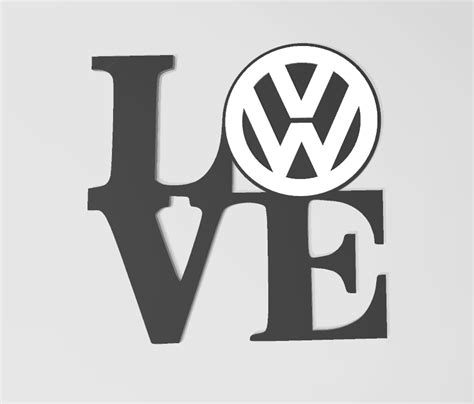 Love Vw 2d By Orangess Download Free Stl Model