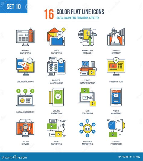 Concept Illustration Of Digital Marketing Promotion Strategy And