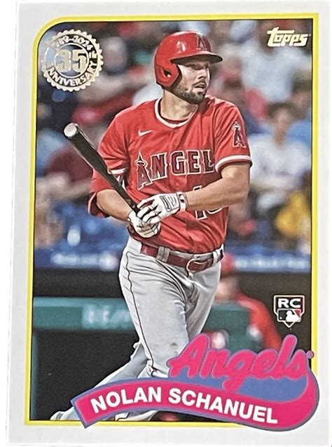 MLB Future Watch Nolan Schanuel Baseball Cards Los Angeles Angels