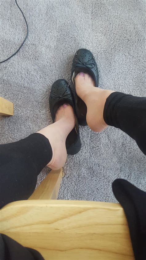I Love Slipping Out Of My Flats R Nylonfeetlove