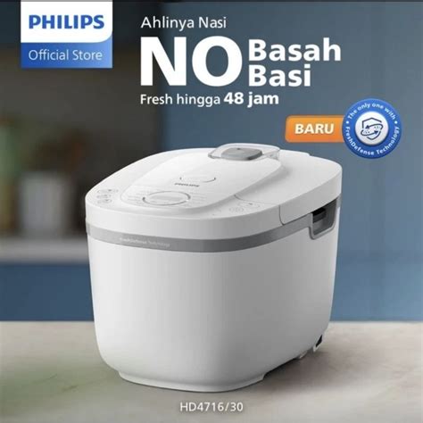 Jual Magic Com Philips Hd 4716 Putih Dan Hd 4712 Merah Shopee Indonesia