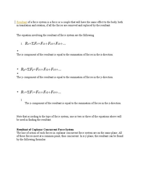 pdf resultant of a force system dokumen tips