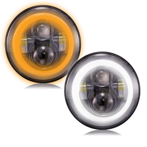 Par Farol Led Seta Projetor Angel Eyes Pol Fusca Kombi R Em Mercado Livre