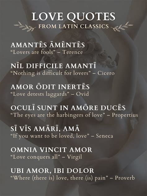Latin Love Quotes And Meanings 65 Latin Phrases And Sayings With