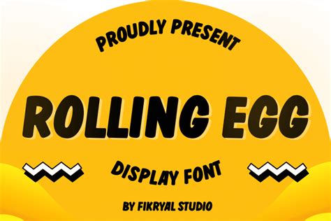 Rolling Egg Font · 1001 Fonts