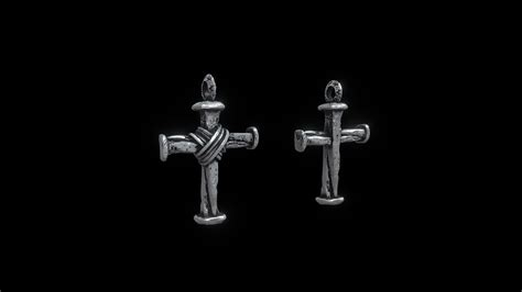 Styx Jewel Forged Cross Pendant D Model By Sgshechckov F Aaba