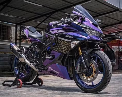 Amotopart 2021 2024 Yamaha Yzf R7 Gradient Blueandpurple Style1 Fairing